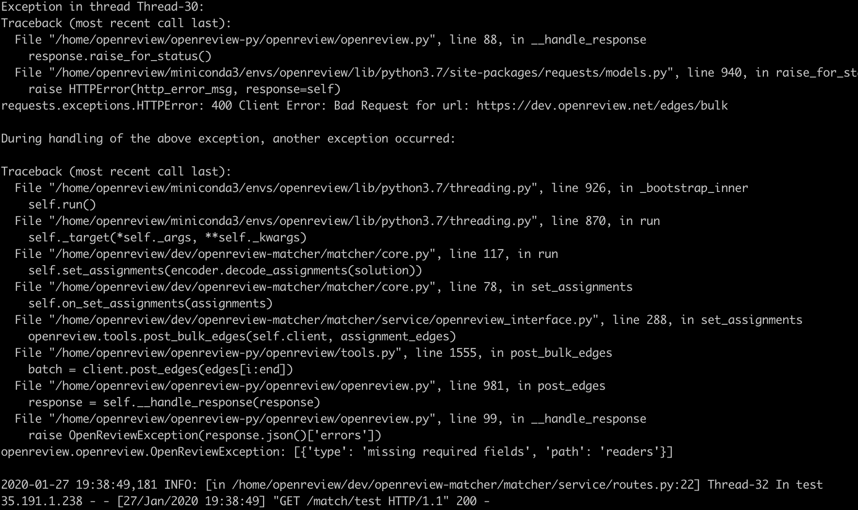 Catch API validation errors and show an error message · Issue #162 · openreview/openreview ...