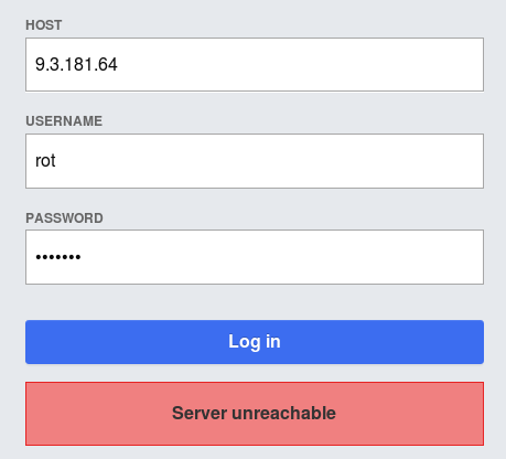 GUI: Entering a bad username/password should display relevant error · Issue #3024 · openbmc ...