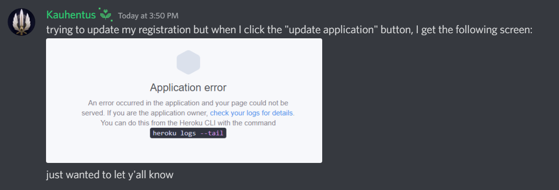 Fix "edit application" issue · Issue #294 · fuseumass/dashboard · GitHub