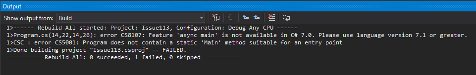 Async Main Is Not Available · Issue 15 · Unosquaresshdeploy · Github