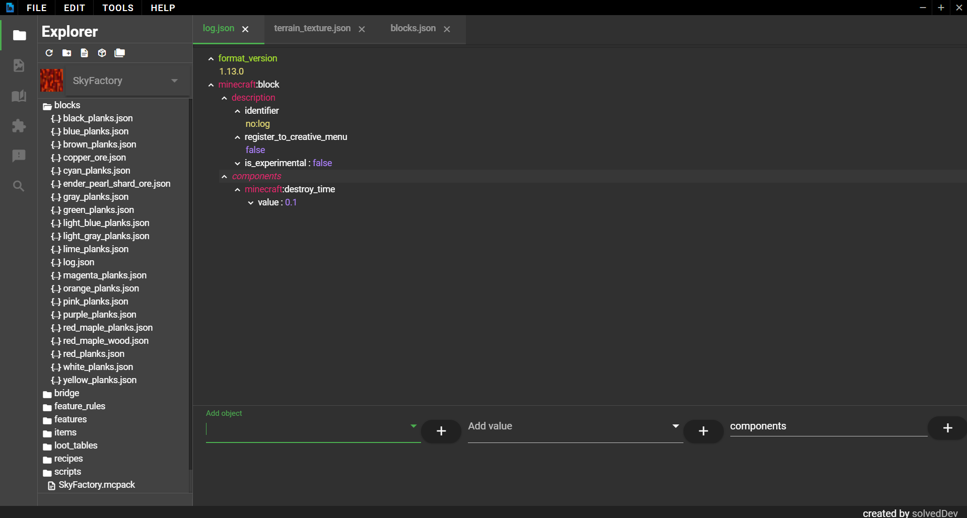 [BUG]Does not show textures in the file blocks.json · Issue #78 ...