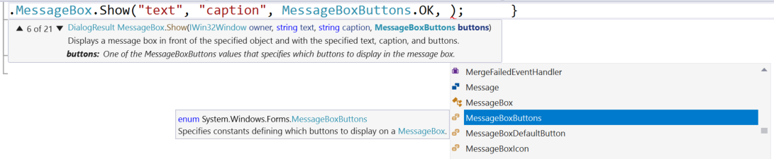 Intellisense Provides Wrong Enum Suggestions With Overloads When Different Enums Can Be On The