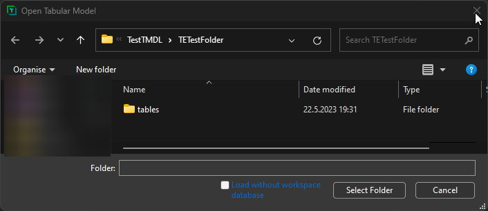 Error when opening a model from (TMDL) folder · Issue #905 · TabularEditor/TabularEditor3 · GitHub