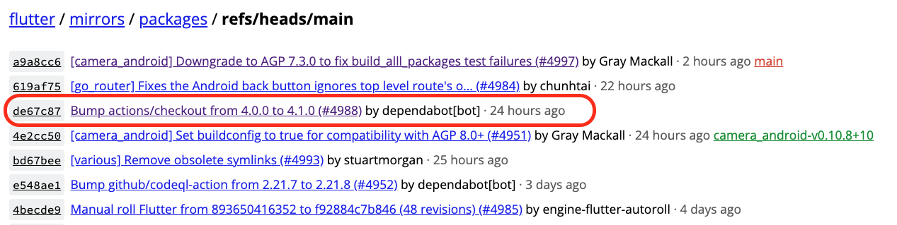 500 Errors With Bad State No Element On Luci Postsubmit · Issue 135508 · Flutter