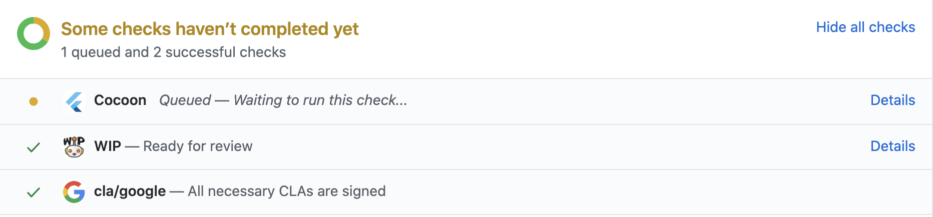 Cocoon Pre Submit Checks Fail To Get Updated Even Though Luci Build Has Finished · Issue 61560