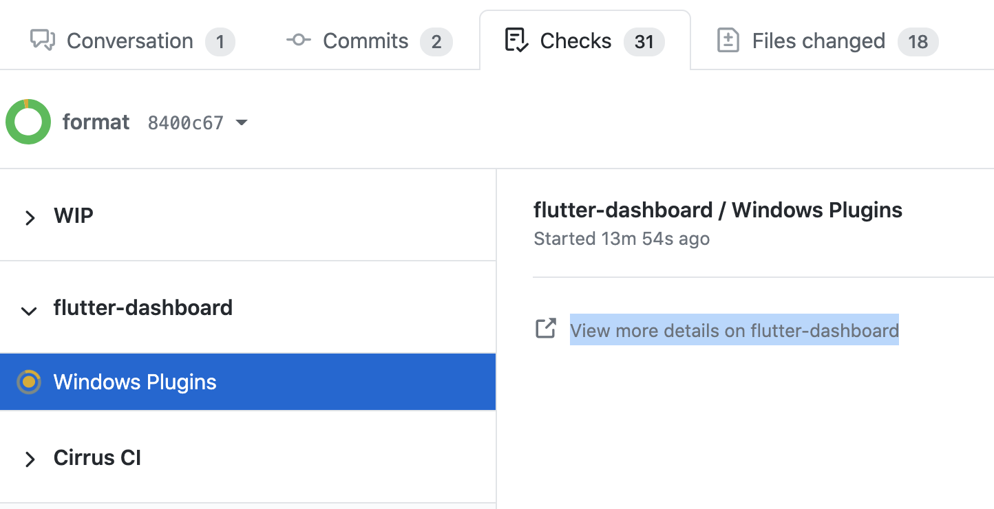 Pre-submit LUCI checks from PRs are not informative before builds get scheduled · Issue #69242 ...