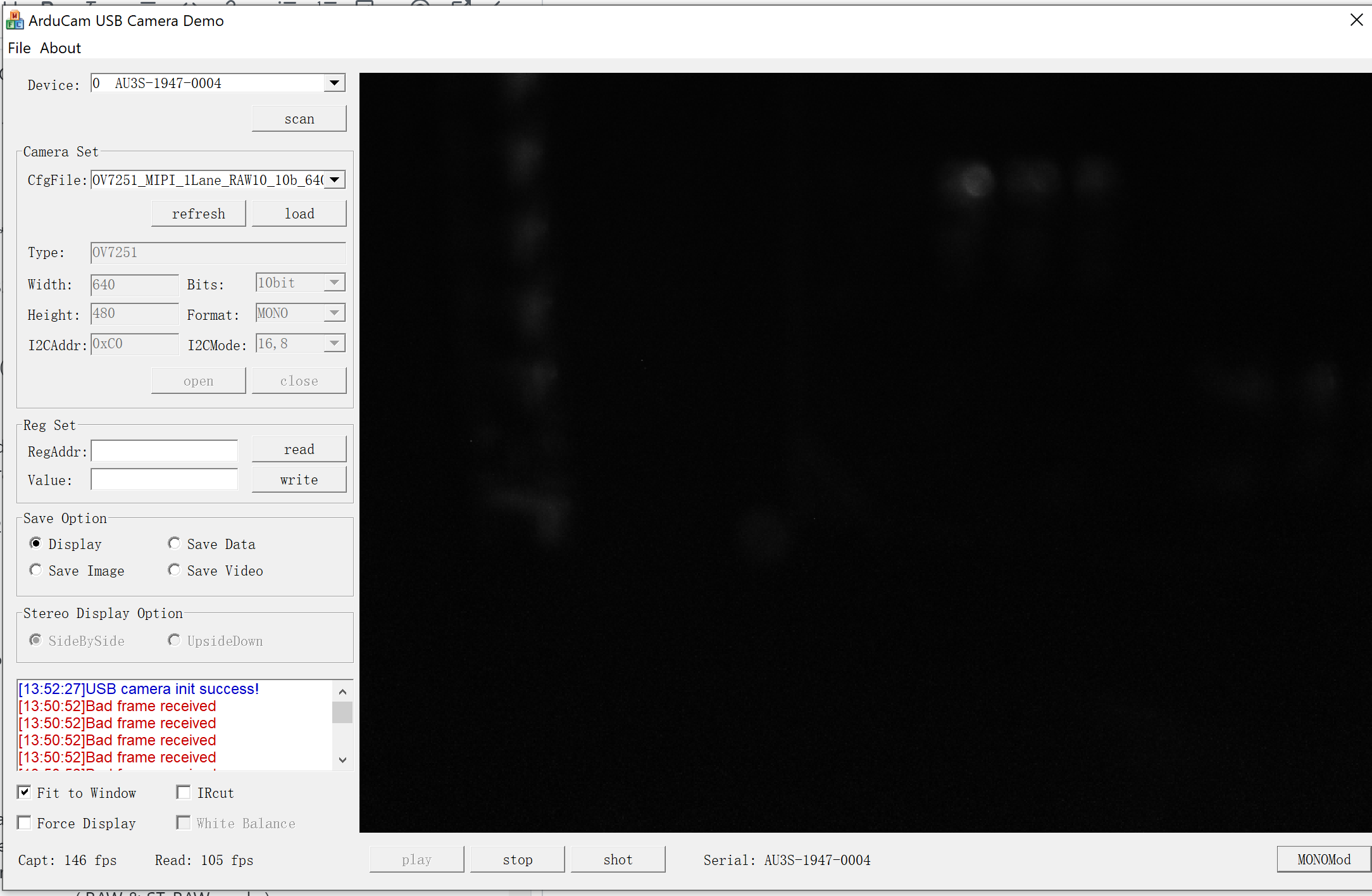 Frame rate read is 51 fps while Capture is 134fps · Issue #48 · ArduCAM/MIPI_Camera · GitHub