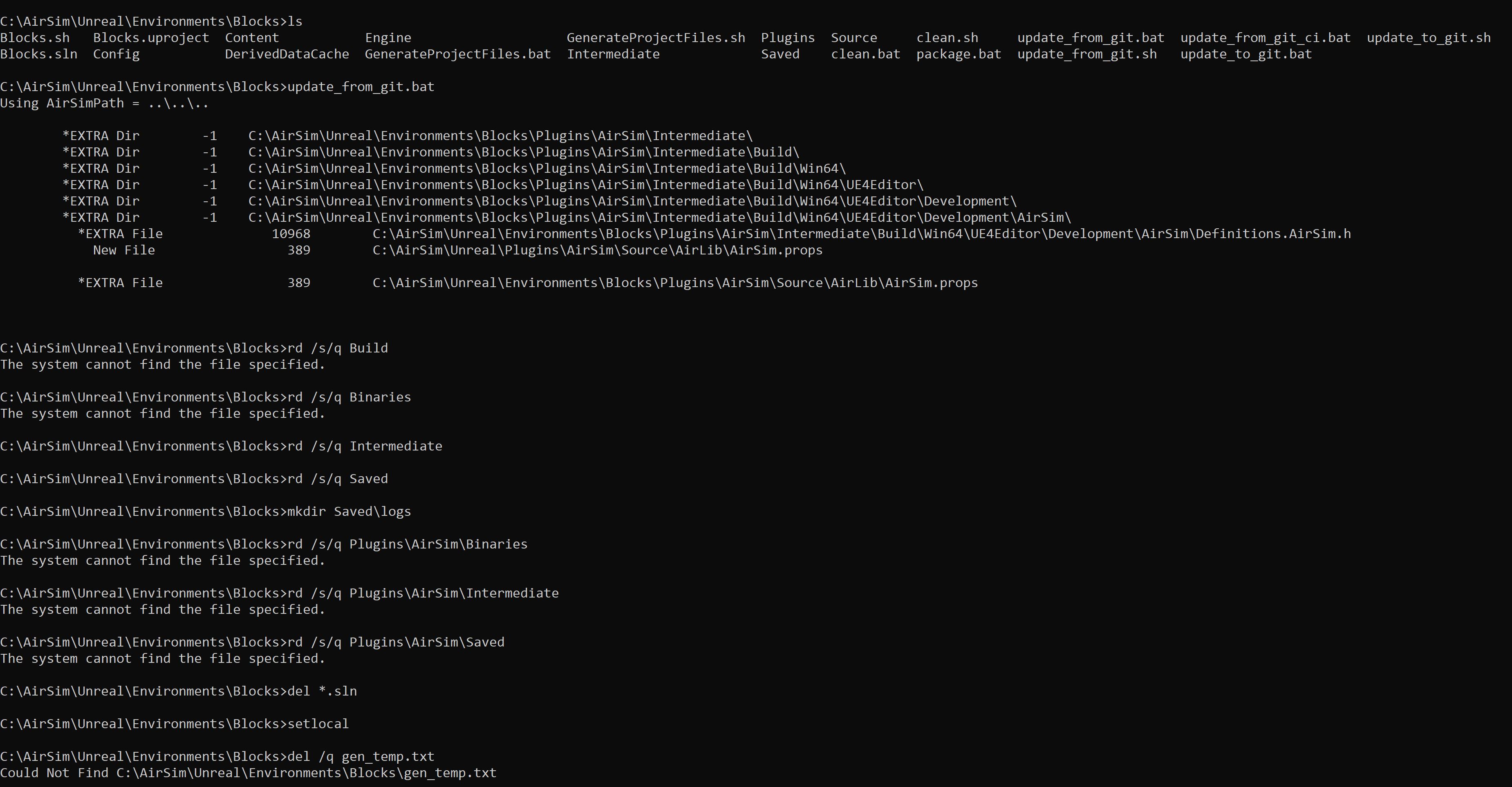 Unable to run the demo in Setup Blocks Environment for AirSim · Issue ...