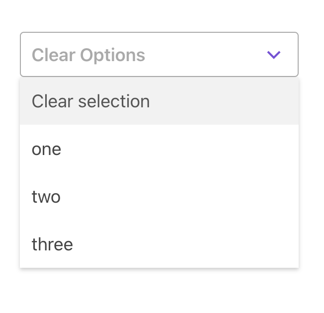 Select - clear button showing even when no options are selected · Issue ...