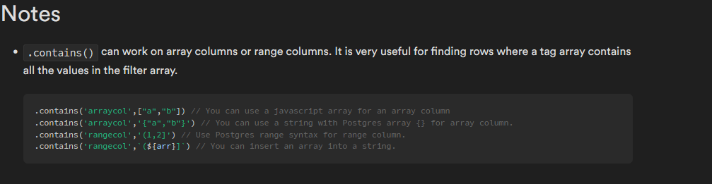'contains()' & 'in()' filter not working inside 'or()' filter · Issue #3444 · supabase/supabase ...