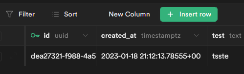 Deleting a table and recreating same to change int/uuid columns requires a database restart ...