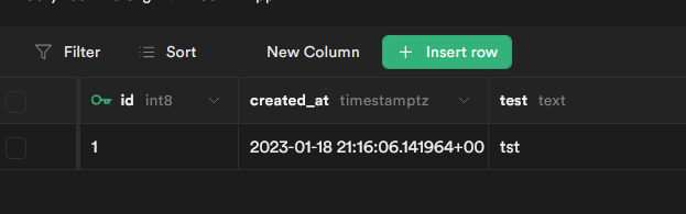 Deleting a table and recreating same to change int/uuid columns requires a database restart ...