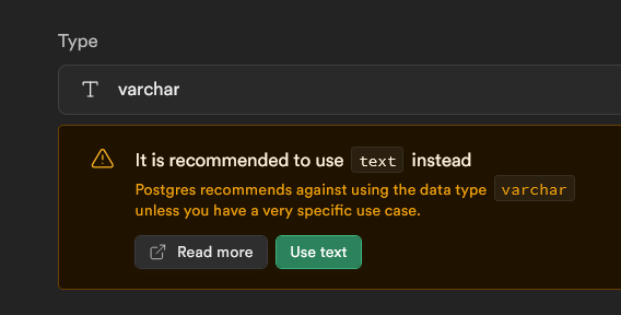 Allow VARCHAR to fulfill it's original usage with limitation: VARCHAR(limit) · Issue #9024 ...