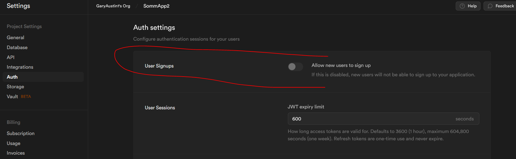 403: Signups not allowed for this instance · Issue #17031 · supabase/supabase · GitHub