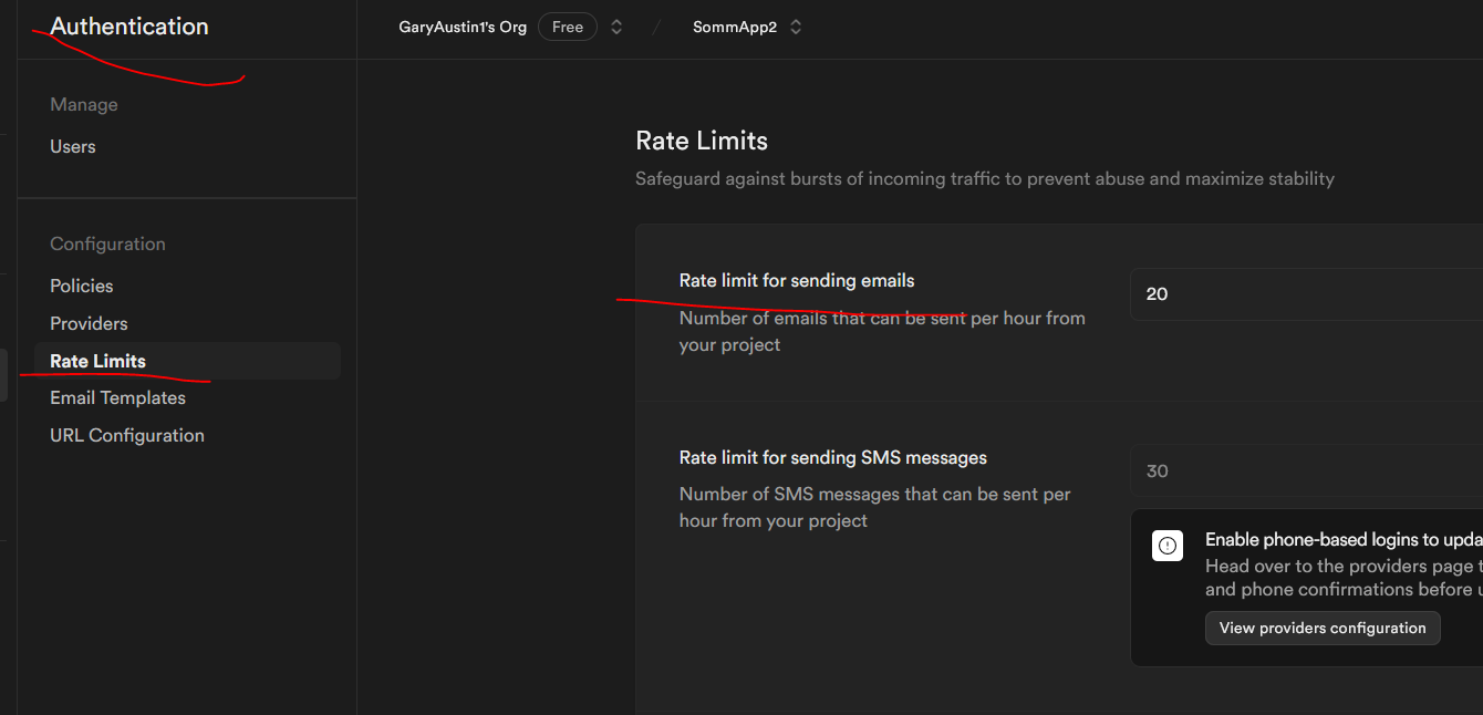 Rate limit with custom SMTP · Issue #18589 · supabase/supabase · GitHub