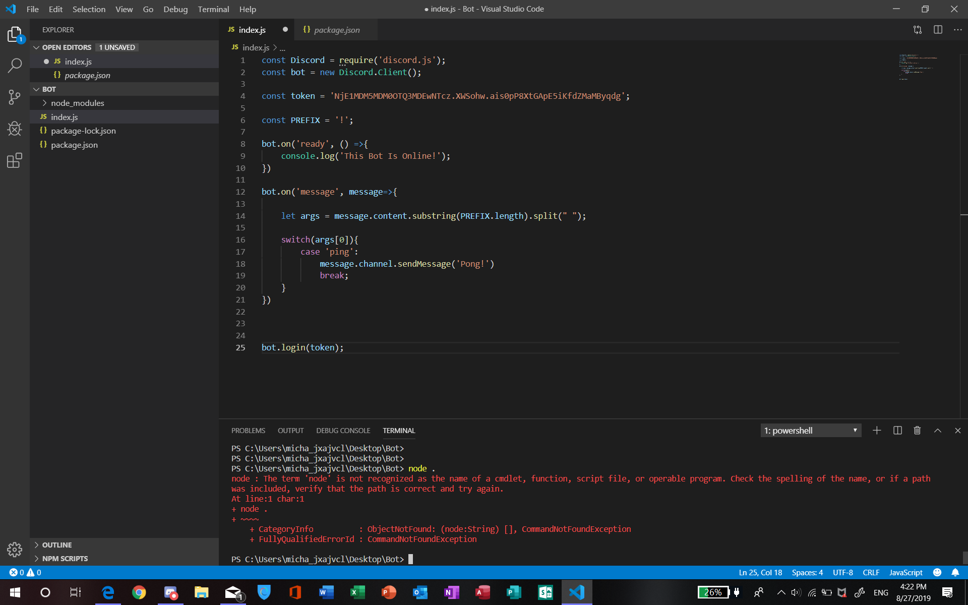Node No Such Thing Is A Command · Issue 2147 · Nodejshelp · Github