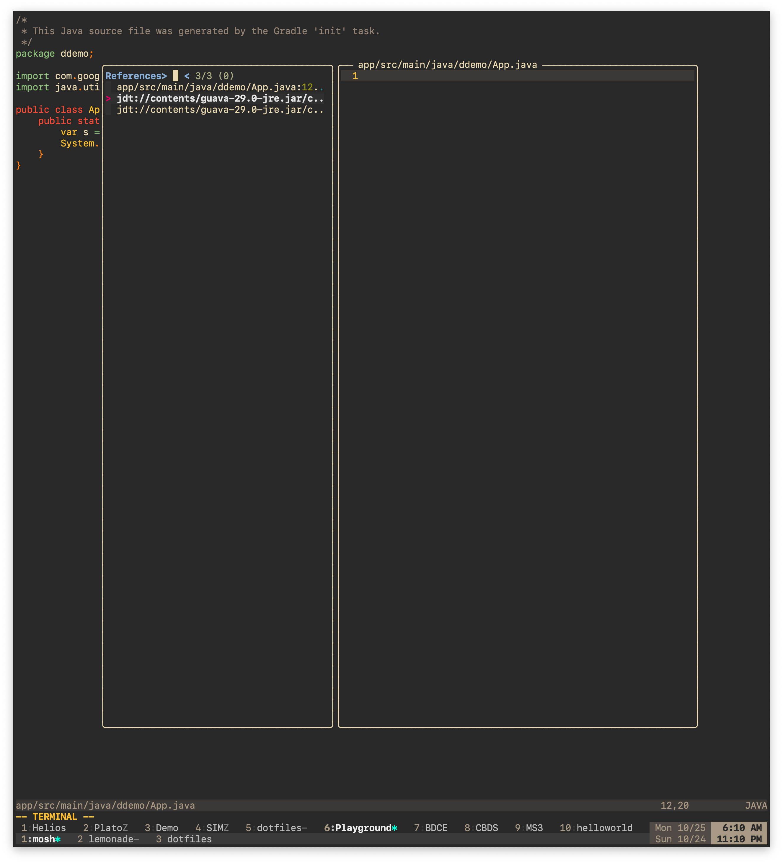 LSP handler can't open Java class file contents · Issue #195 · ibhagwan/fzf-lua · GitHub