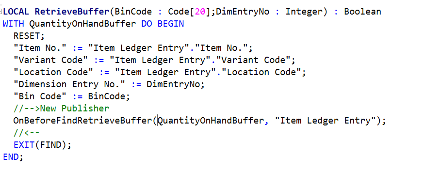 [EventRequest] Report 790 “Calculate Inventory”, RetrieveBuffer[local] · Issue #4036 · microsoft ...