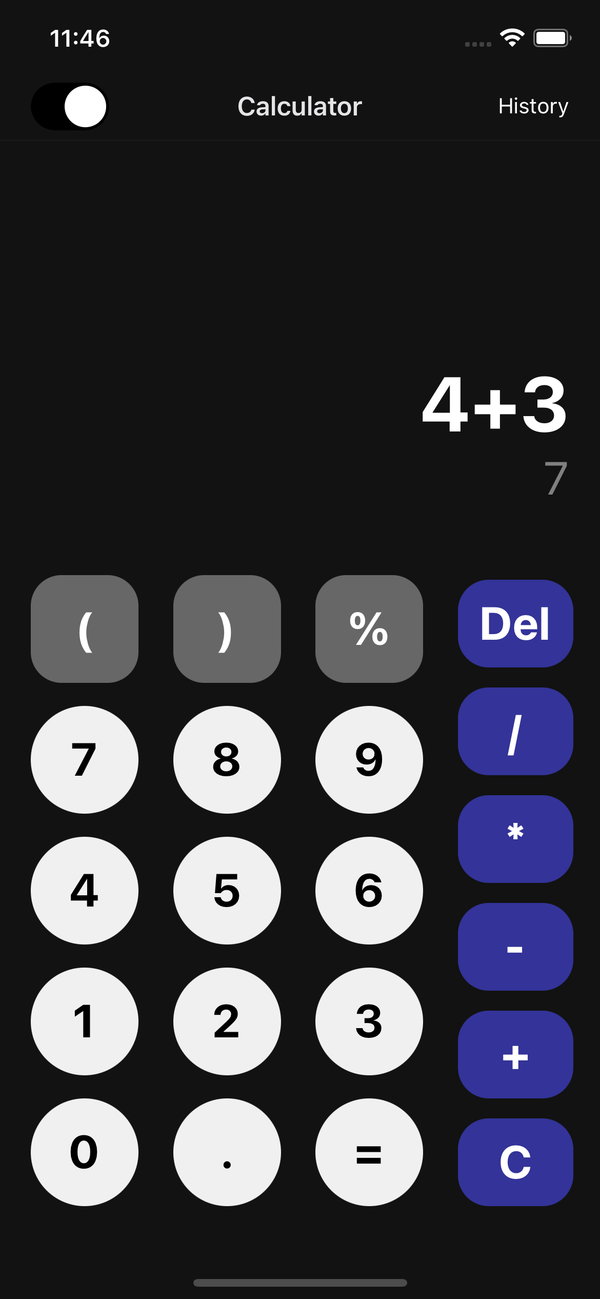 GitHub - Sh4wsh4nk7/simpleCalculator: Simple Calculator built with React Native (Expo) and used ...