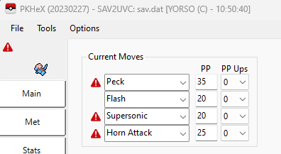 Valid gen II moves reported as ilegal · Issue #3849 · kwsch/PKHeX · GitHub