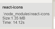 React Icons Imports everything even when included 2 or 3 icons · Issue ...