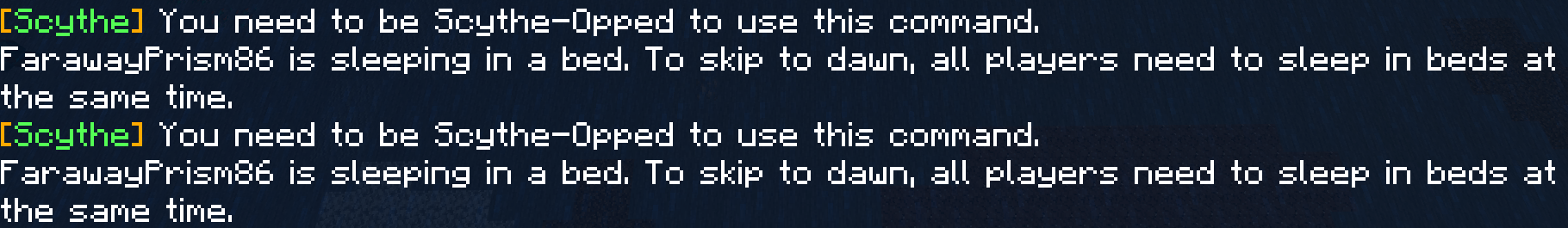 Cant make myself "Scythe-Opped" · Issue #53 · Scythe-Anticheat/Scythe-AntiCheat · GitHub