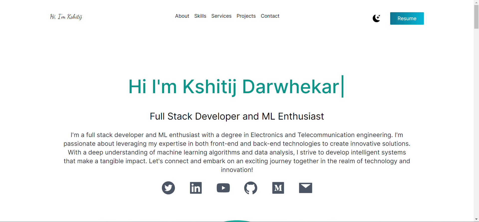 GitHub - Kshitij-Darwhekar/Kshitij-Website