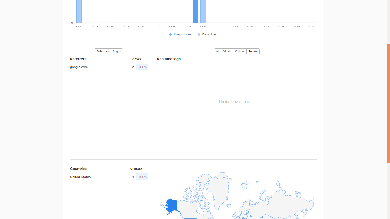 'Events' do not show in 'realtime logs' · Issue #507 · umami-software/umami · GitHub