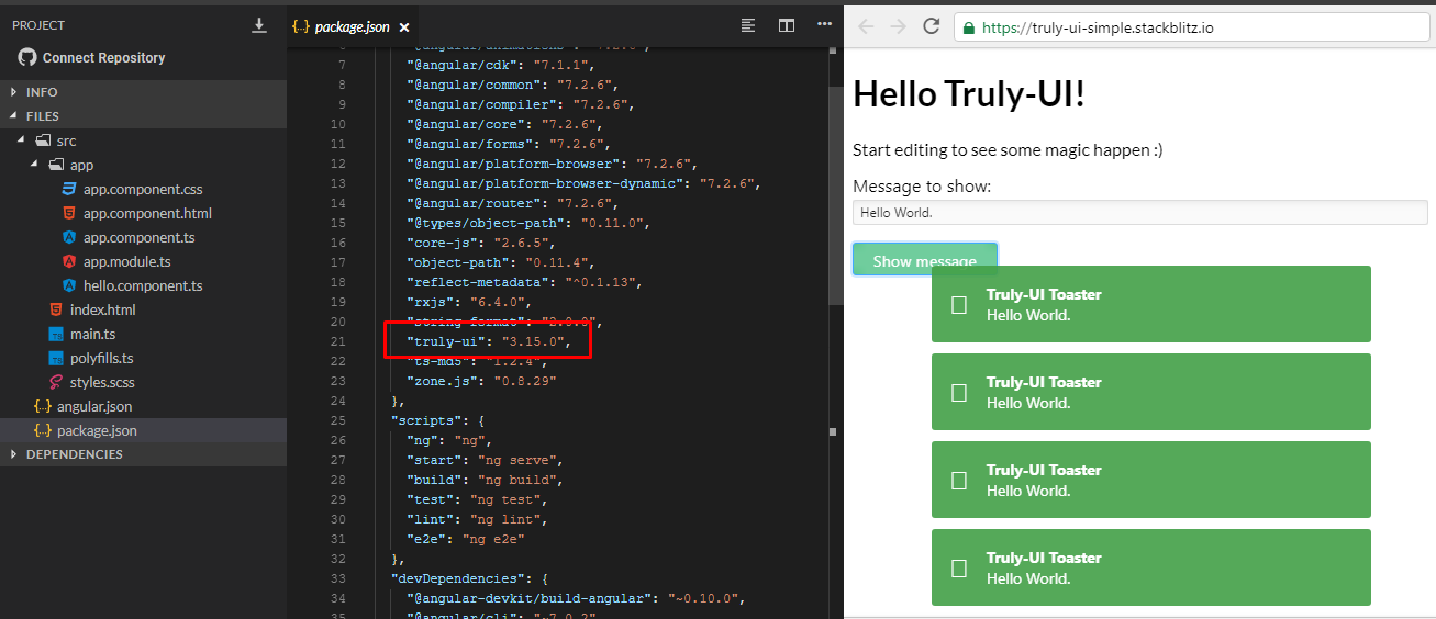 Stackblitz demo not working with 3.12.0 · Issue #299 · TemainfoSoftware/truly-ui · GitHub