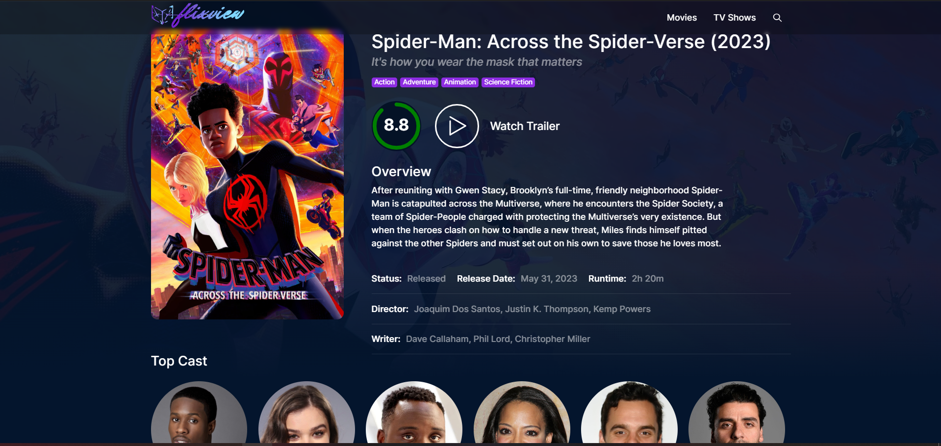 GitHub - kartik800/FlixView