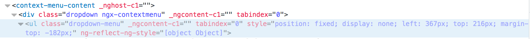 Z-index of context menu · Issue #31 · isaacplmann/ngx-contextmenu · GitHub