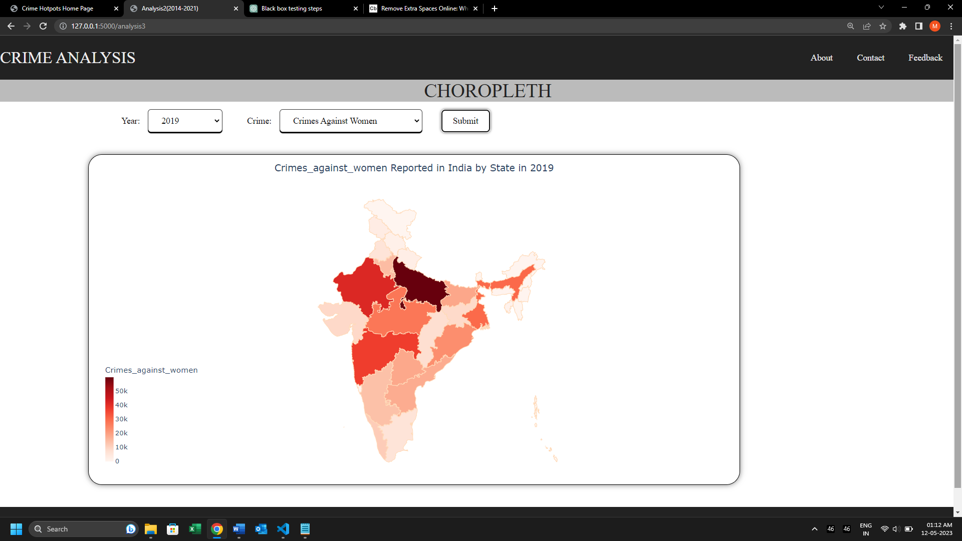 GitHub - Mubeen-Zaki/Crime_Analysis: Final Year Major Project for B.E (CSE)