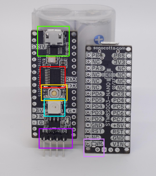 GitHub - sonocotta/stm8s003-dev-board: Drop-in replacement for Arduino Nano based on ...