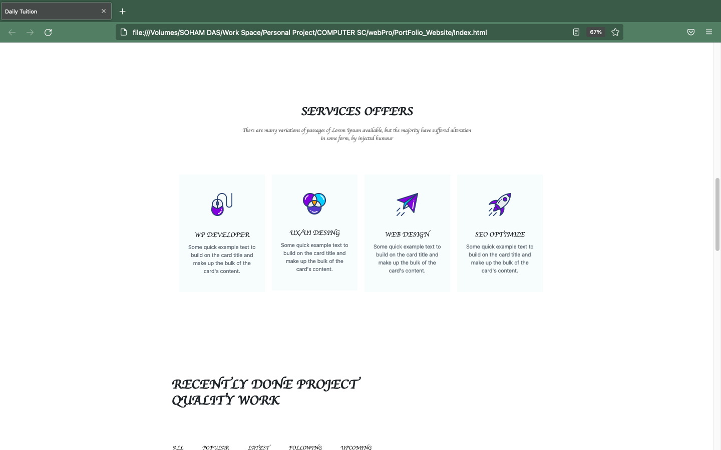 GitHub - sohamjuhin/-Portfolio-Website: I used Javascript, HTML,CSS ,Boostrap5, php and tool etc.