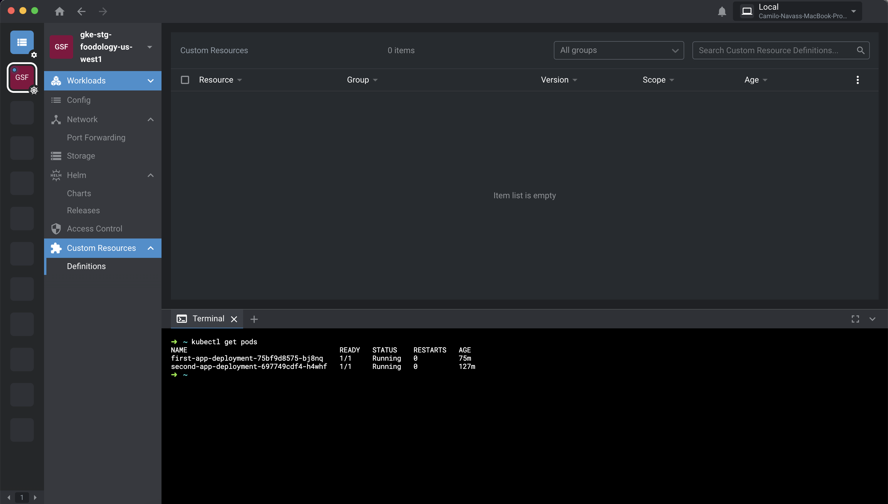GKE Cluster won't show config, workloads, or anything at all... · Issue #6645 · lensapp/lens ...