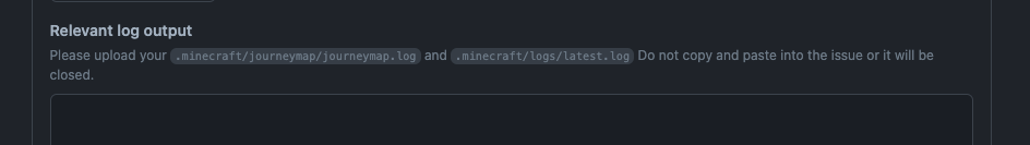 Npe Being Spammed In Client Log · Issue 589 · Teamjmjourneymap · Github 
