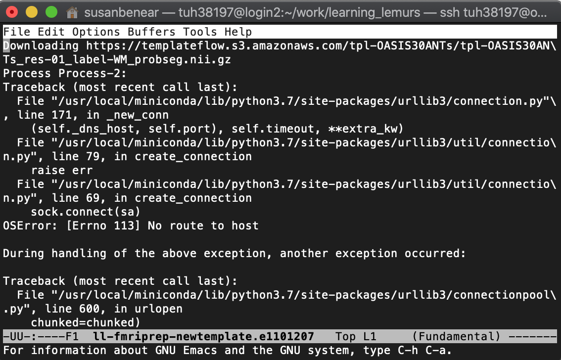 Fmriprep crashes when trying to use pediatric template on cluster with singularity · Issue #2717 ...