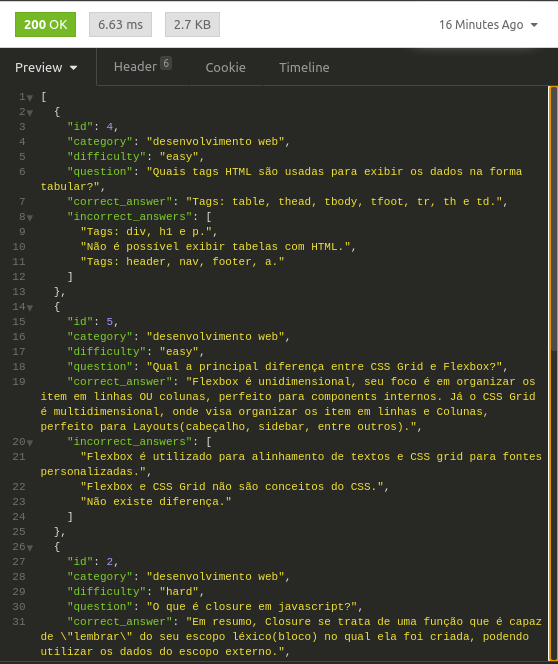 GitHub - danielVFS/desafio-desenvolvimento-web: Quiz game - Um quiz ...