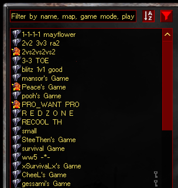 Game lobby icons depending on toggled mode or lobby setting. · Issue ...