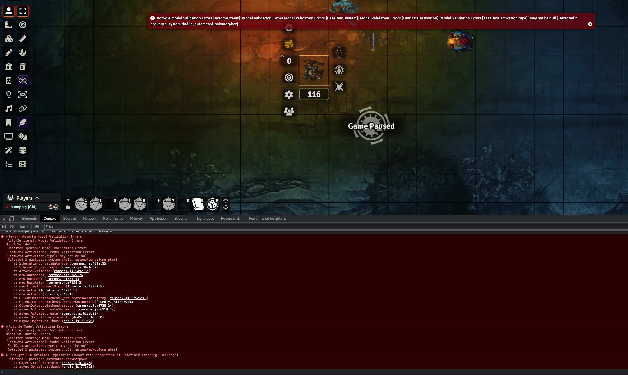 [BUG] Broken in 2.1.1 & 2.1.2 · Issue #31 · p4535992/foundryvtt-automated-polymorpher · GitHub