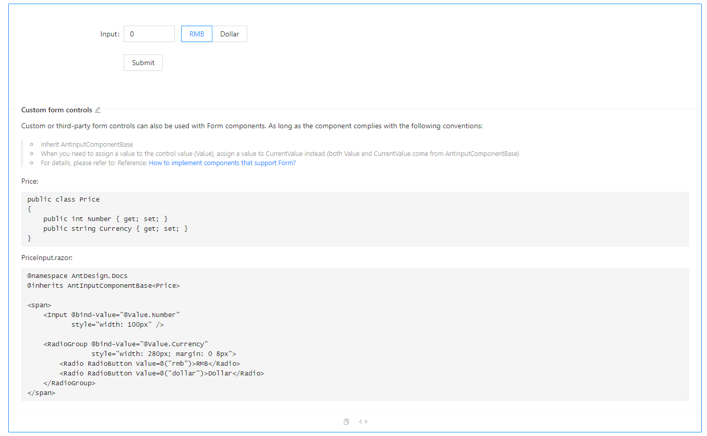 Validation message not showing with InputPassword being part of a child Component, data binding ...