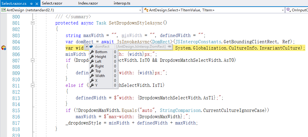Select: width of dropdown for IE is 0 · Issue #1468 · ant-design-blazor ...