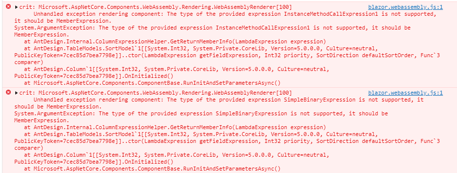 Table: DataIndex throws an error for array pattern indexing · Issue #1470 · ant-design-blazor ...