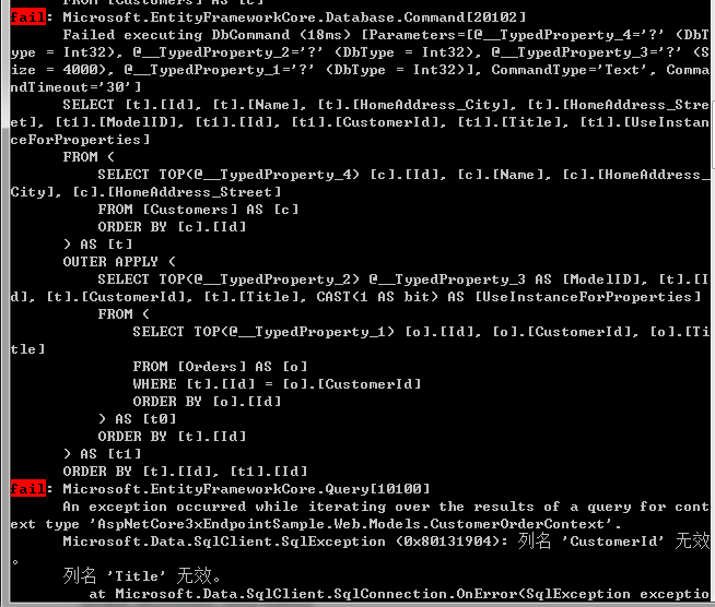 Use EnableQueryAttribute.PageSize and $top for expanded collection together throws exception for ...
