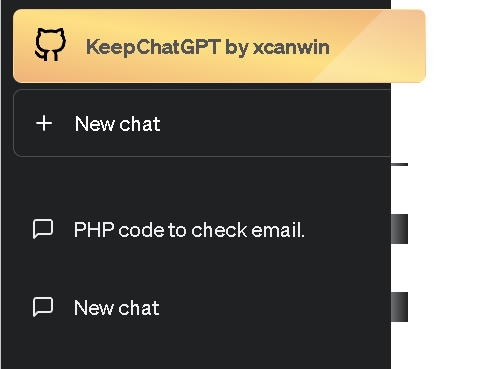 更新今天的9.7版本后，edge和chrome都出现了界面问题，点击金标后，移动到右边的菜单栏，菜单会消失 · Issue #112 · xcanwin/KeepChatGPT · GitHub