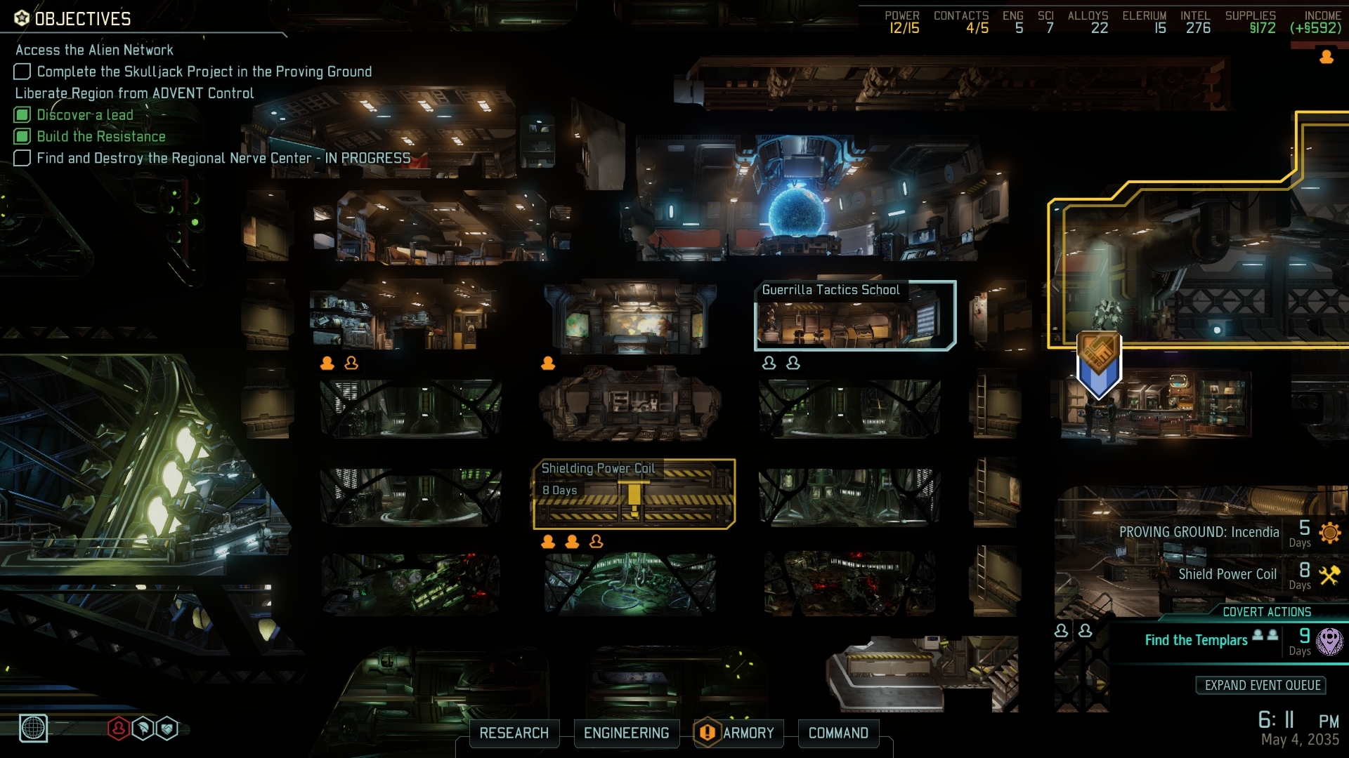 Guerrilla Tactics School upgrades draw 2 power instead of 1 · Issue ...