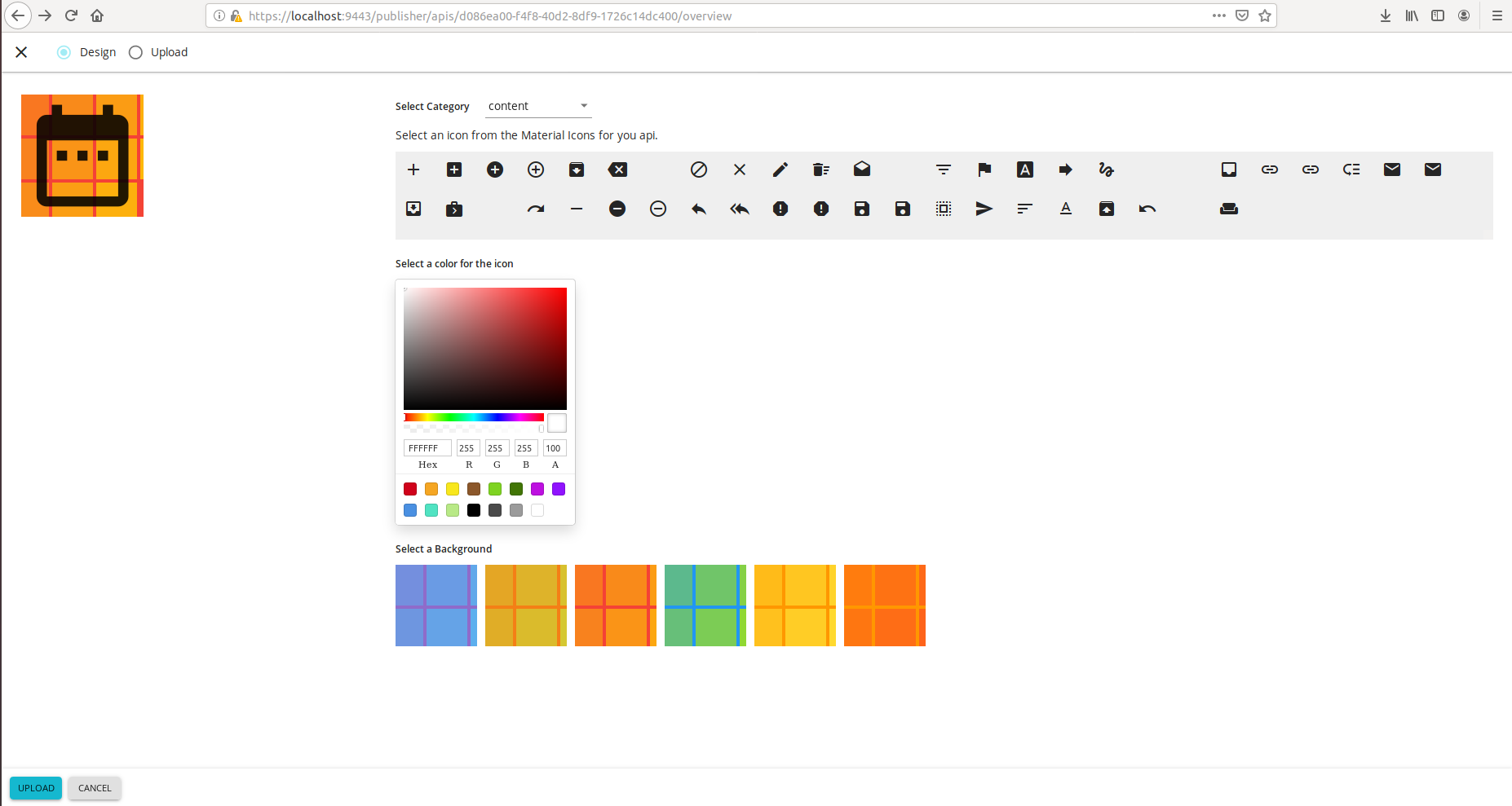 [Publisher] Icons are not placed properly under "Select an icon from ...