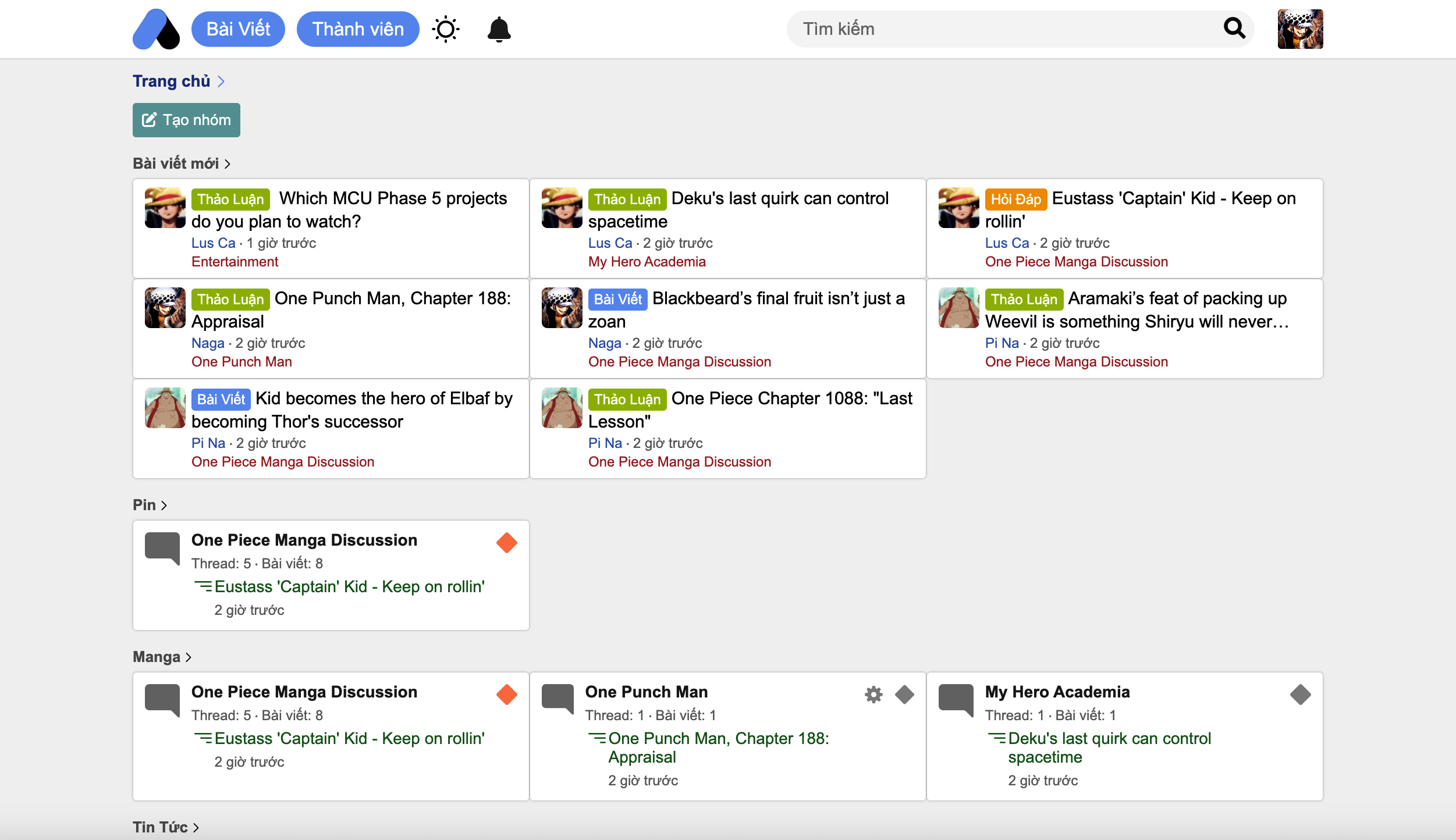 GitHub - tanlee102/ThreadSite: The app is created for Wibu community to gather and talk, chat, etc.