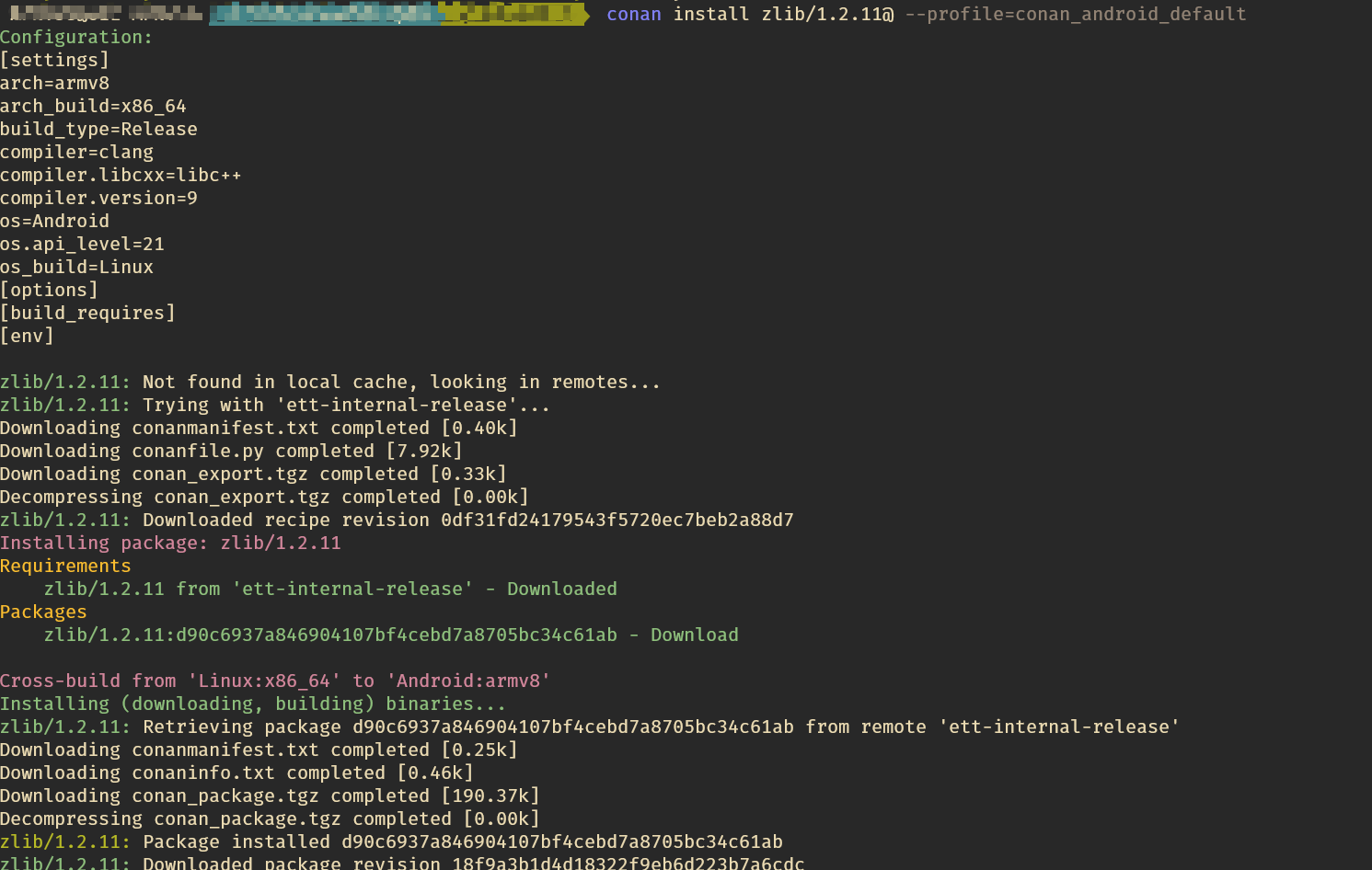 [question] conan hangs on linux · Issue #7614 · conan-io/conan · GitHub