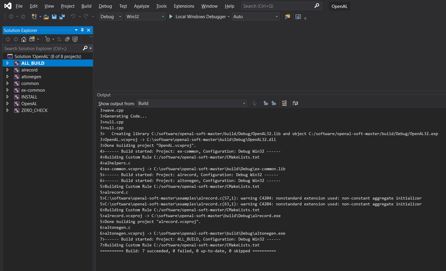 visual studio 2019 · Issue #396 · kcat/openal-soft · GitHub